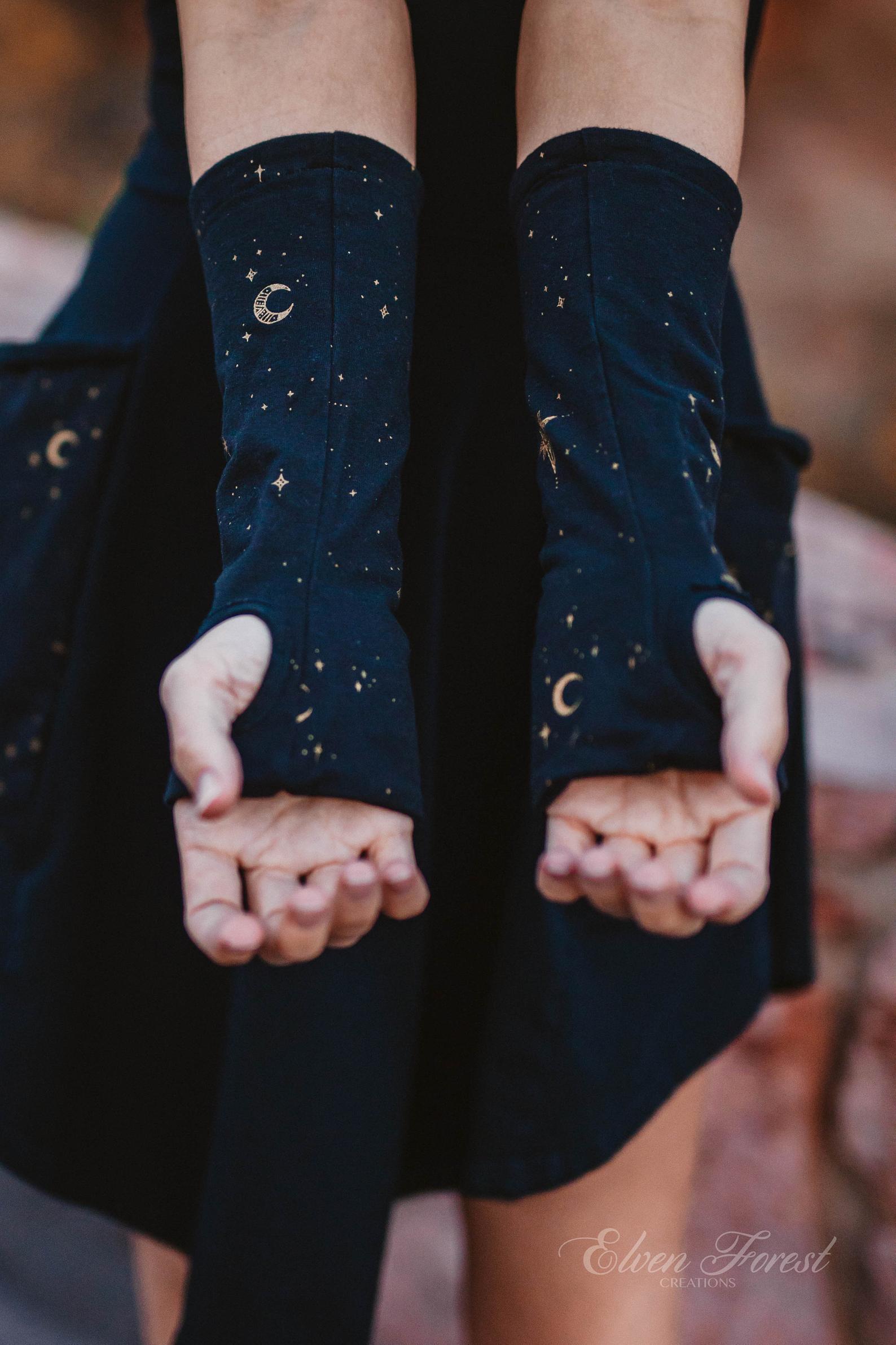Celestial Fingerless Gloves | Earthy clothing inspired by fairytale and ...
