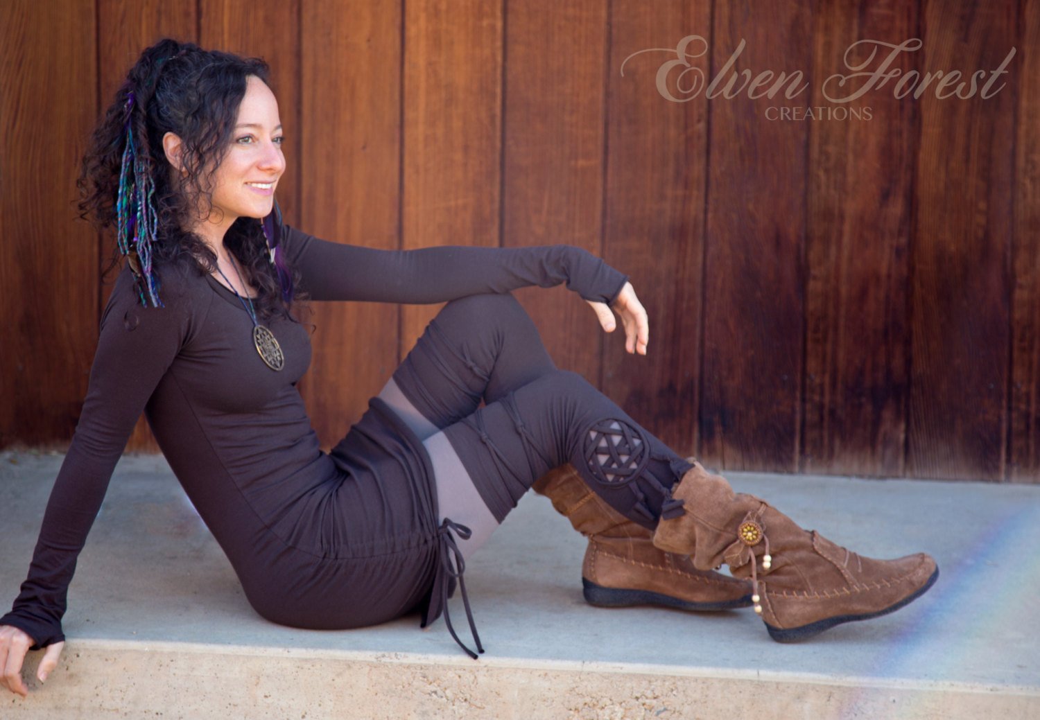 Hi-Lo Scrunchie Boatneck Dress | Earthy clothing inspired by fairytale ...